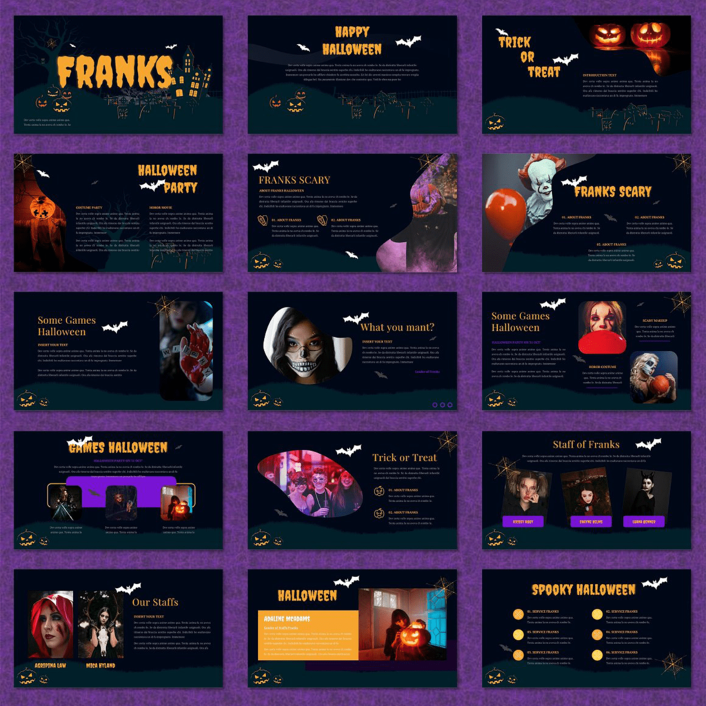 Franks - Halloween Powerpoint – MasterBundles