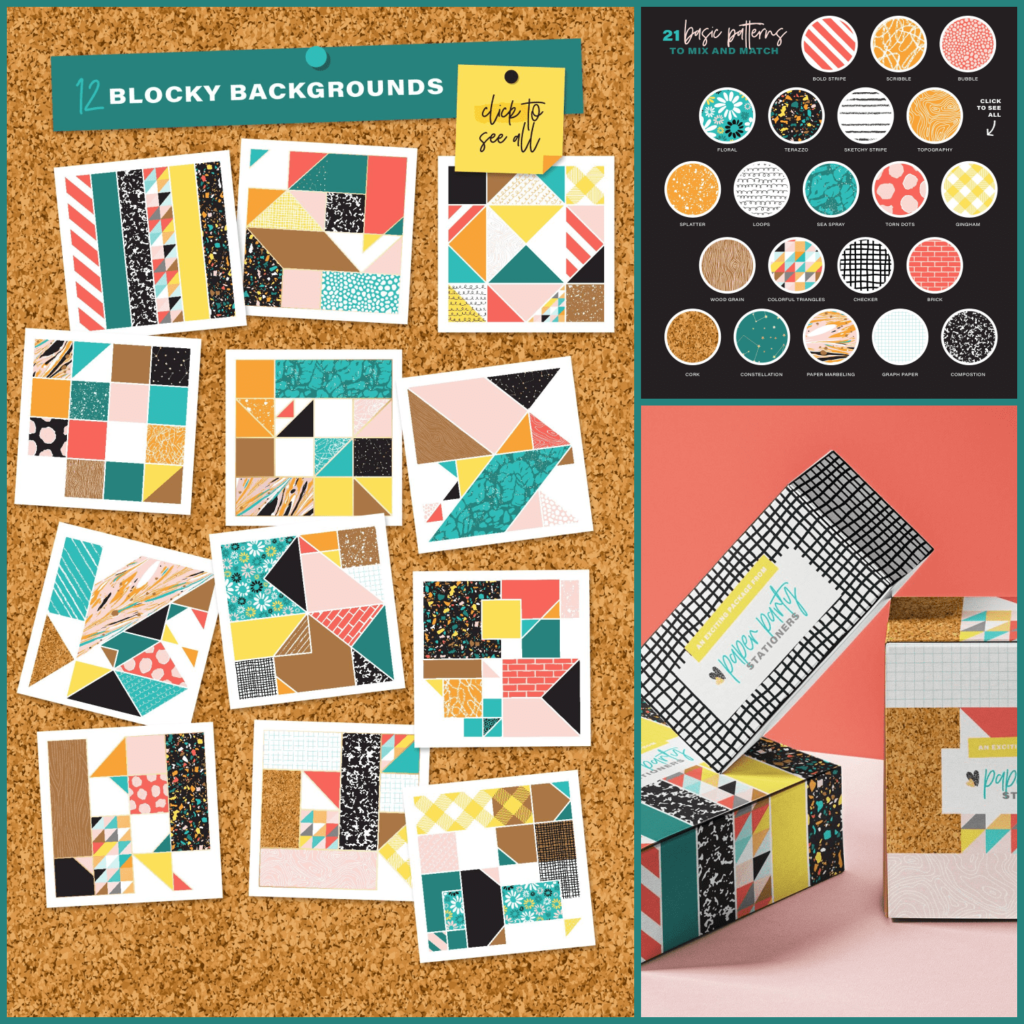 Pattern Blocks - Modern Geometrics – MasterBundles