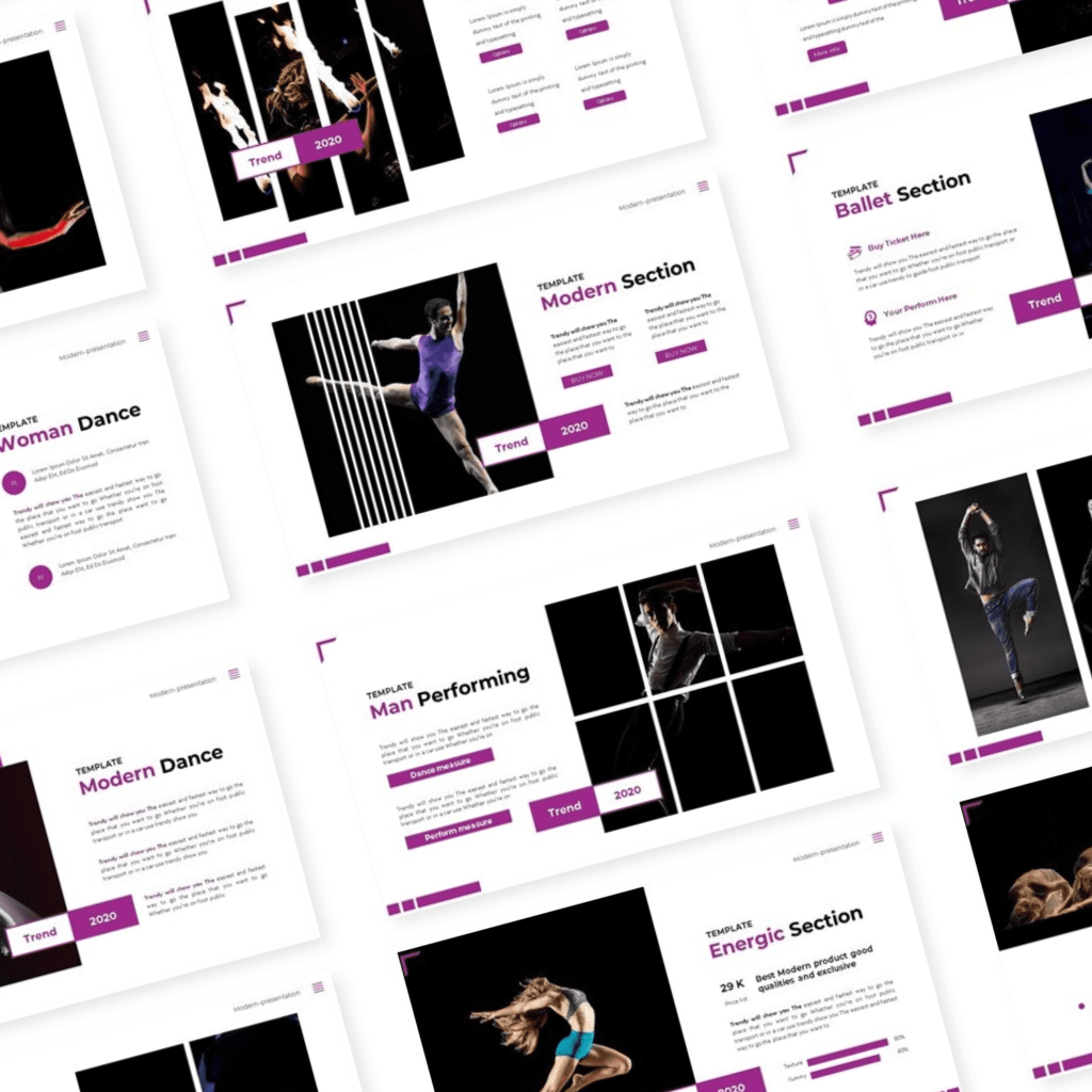 The Dance - Google Slide Template – MasterBundles
