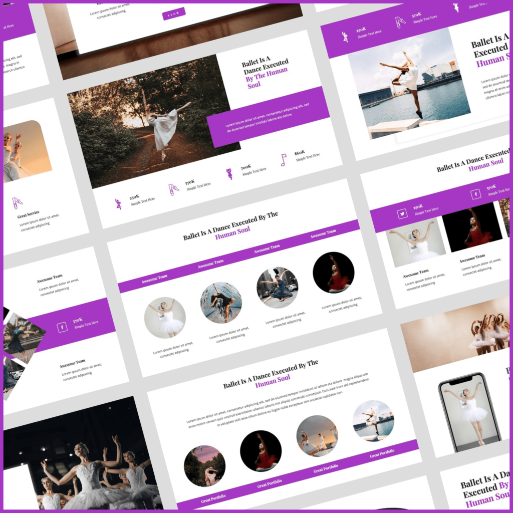 Yelondra - Ballet Google Slides – MasterBundles