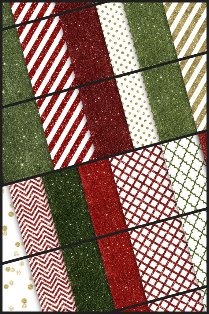 14 Christmas Glitter Patterns – MasterBundles