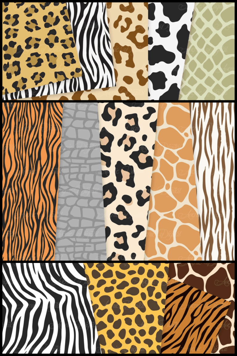 Animal Print Vector Patterns - Paper – MasterBundles