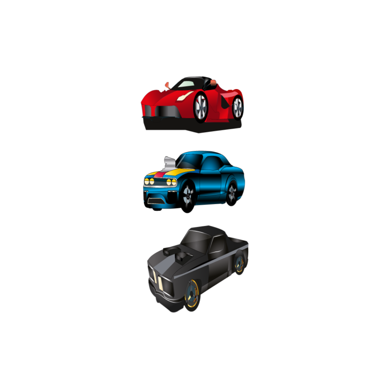 Electric Cars Objects Set – MasterBundles