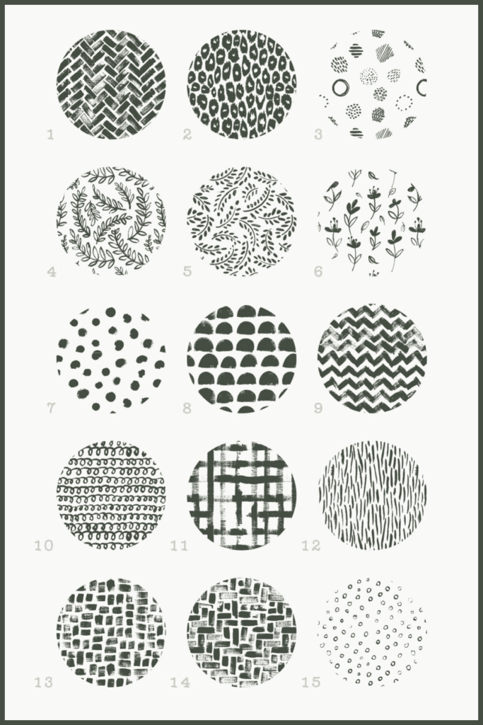 Handmade Brush Pattern Collection – MasterBundles