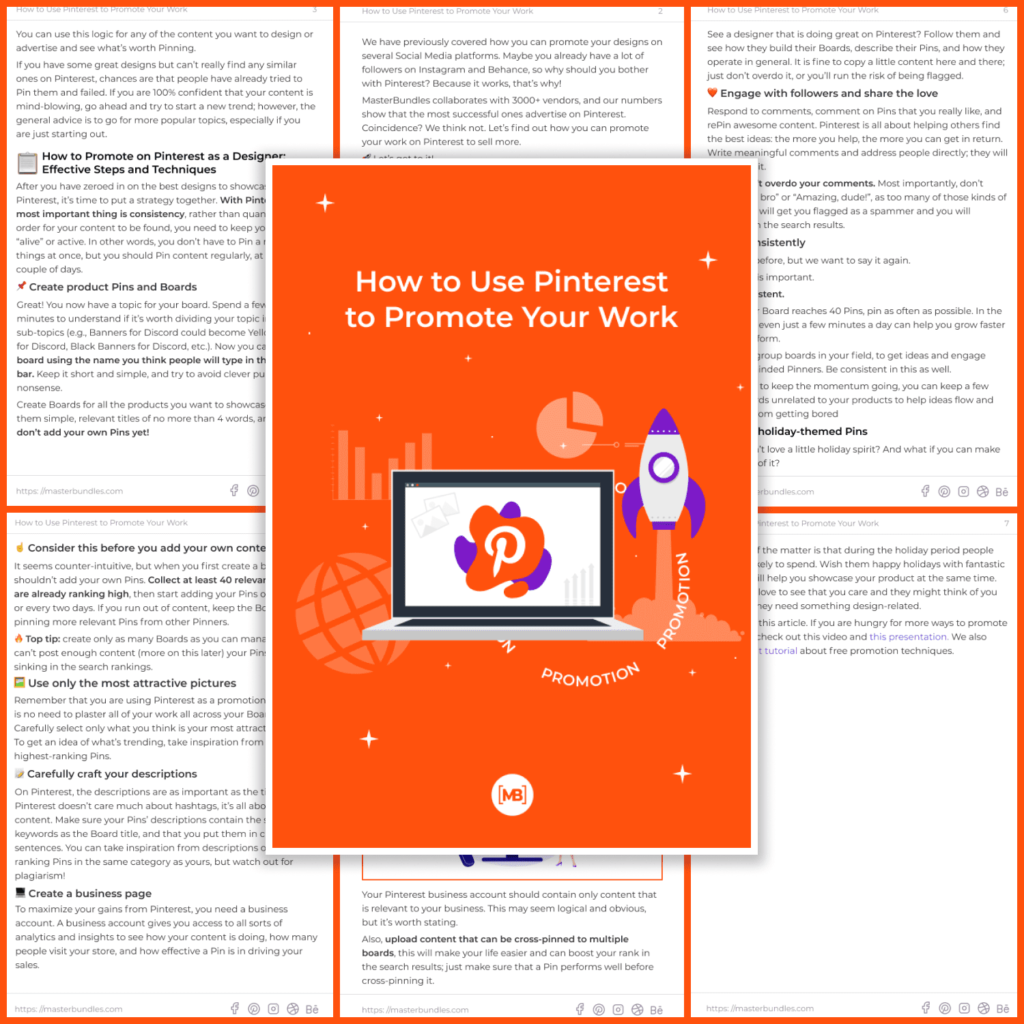 How to Use Pinterest to Promote Your Work – MasterBundles