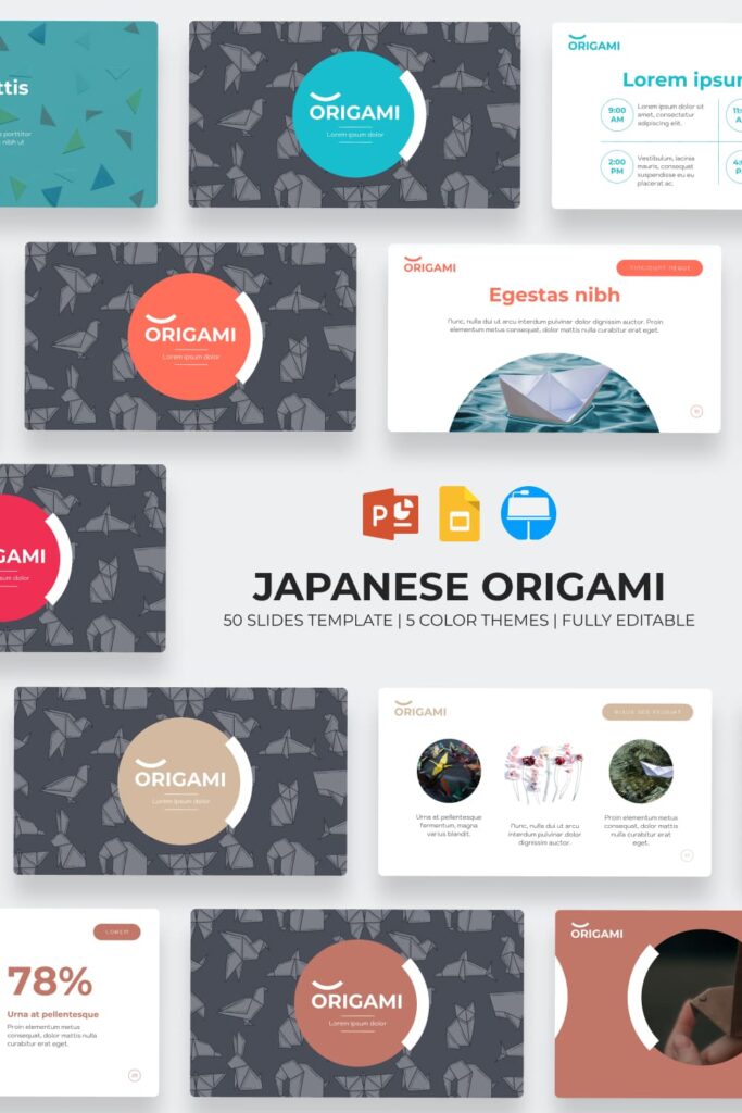Huge Japanese Presentation Bundle: 300 Slides PPTX, KEY, Google Slides ...
