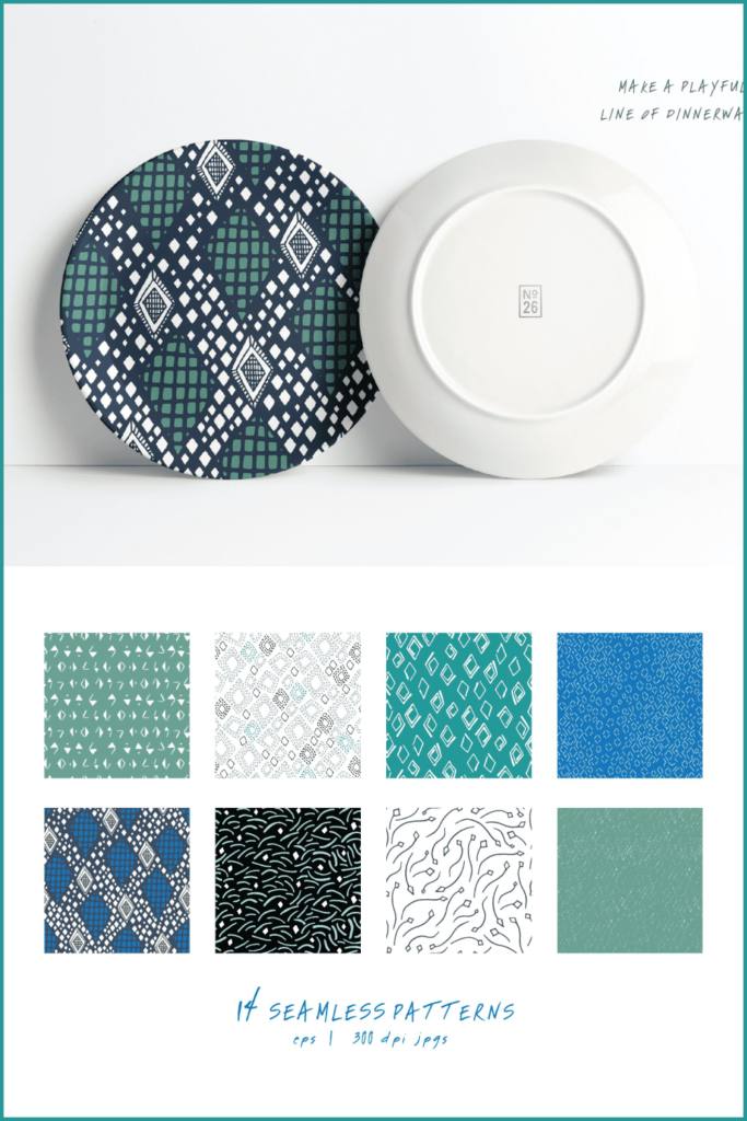 Random Diamonds | Seamless Patterns – MasterBundles