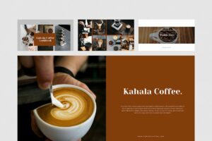 Kahala - Coffee Powerpoint Template – MasterBundles
