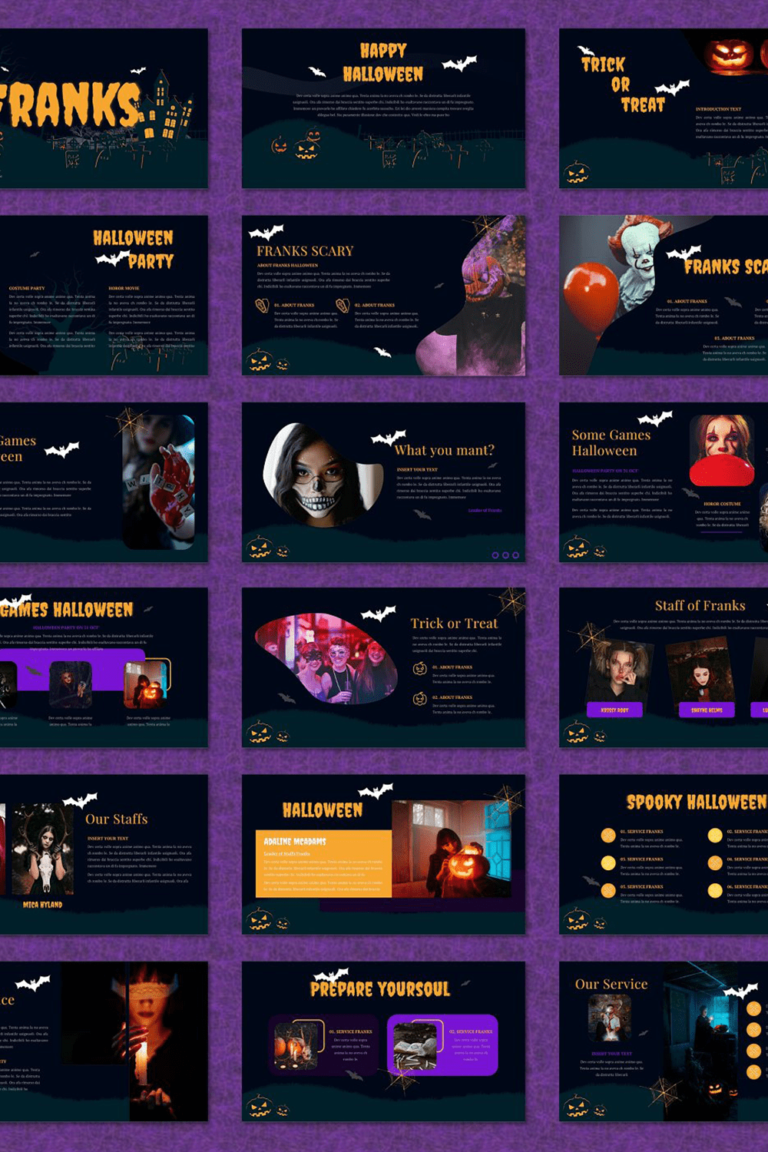 Franks - Halloween Powerpoint – MasterBundles