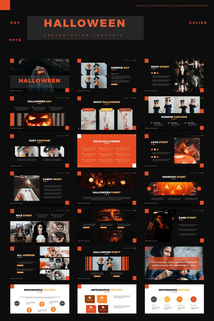 Halloween - Presentation Template – MasterBundles