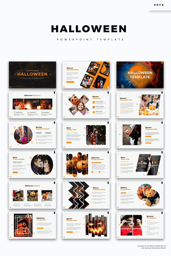 Halloween - Powerpoint Template – MasterBundles