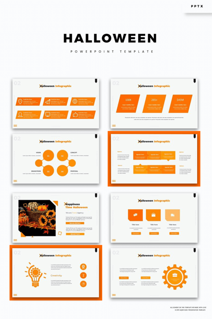 Halloween - Powerpoint Template – MasterBundles