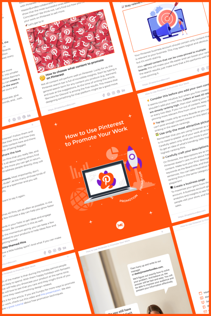 How to Use Pinterest to Promote Your Work – MasterBundles