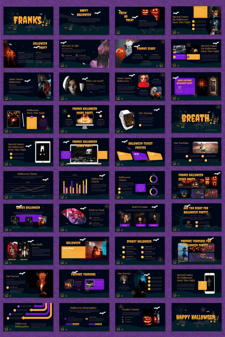 Franks - Halloween Powerpoint – MasterBundles