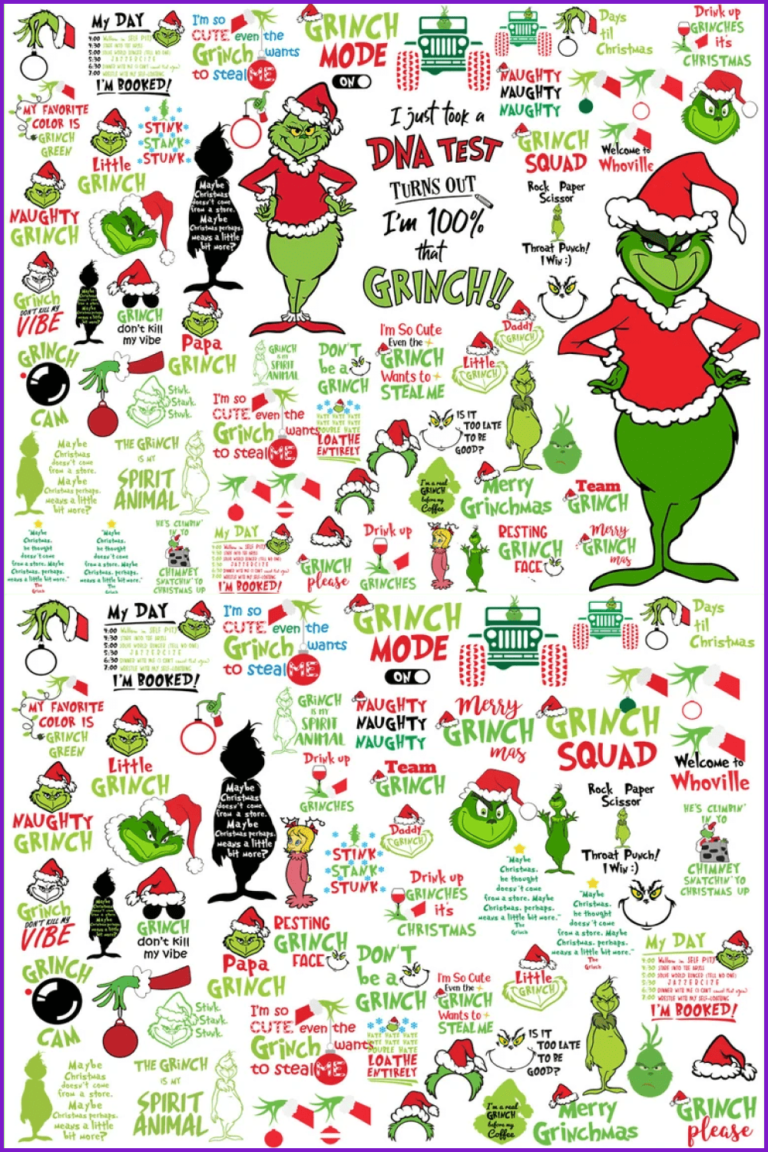 10+ Best Grinch SVG Files in 2022: Free and Paid