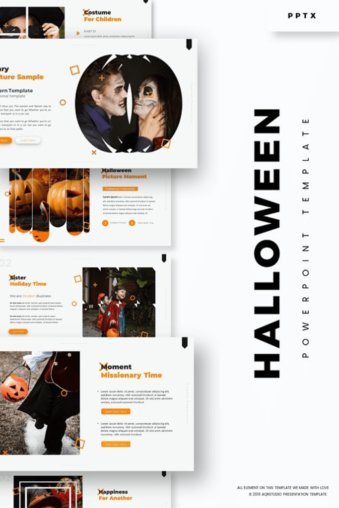 Halloween - Powerpoint Template – MasterBundles