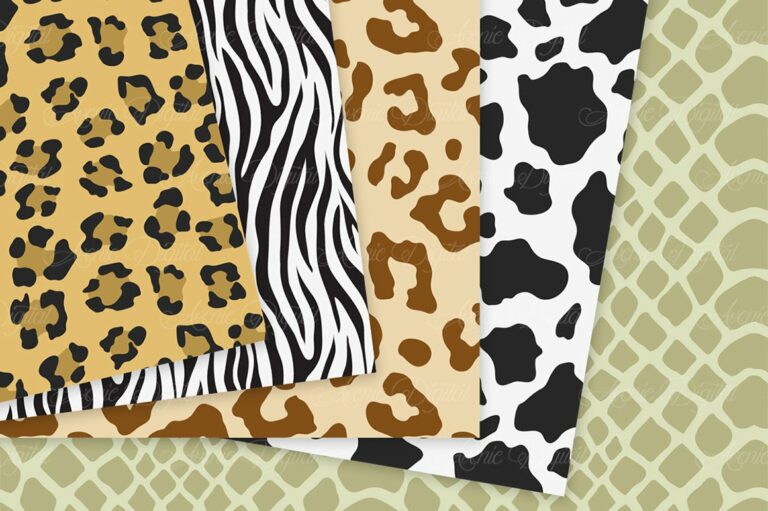 Animal Print Vector Patterns - Paper – MasterBundles