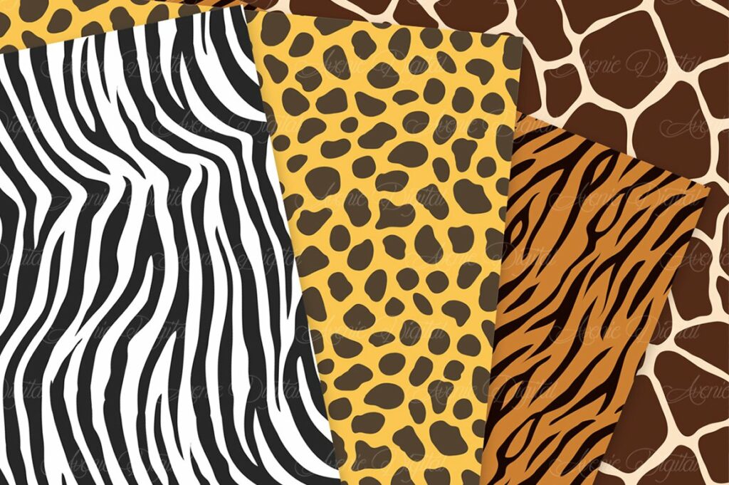 Animal Print Vector Patterns - Paper – MasterBundles