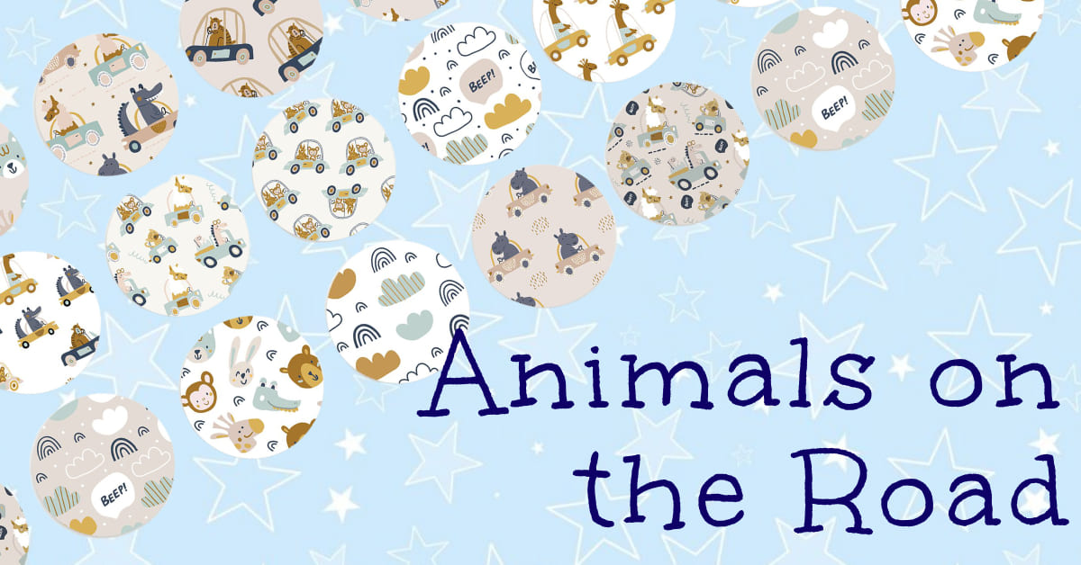 20 Animals on the Road Patterns – MasterBundles