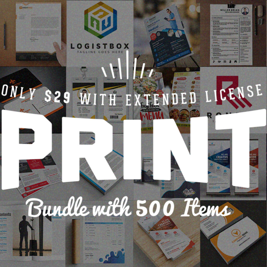 50 Letterheads with Extended License - Only $14 | Master Bundles