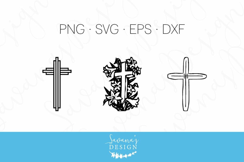 Cross SVG, EPS, DXF Cut Files – MasterBundles