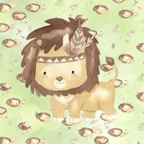 Lion Clipart. Safari Animal – MasterBundles