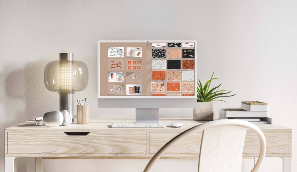 White Tiger Patterns & Elements – MasterBundles