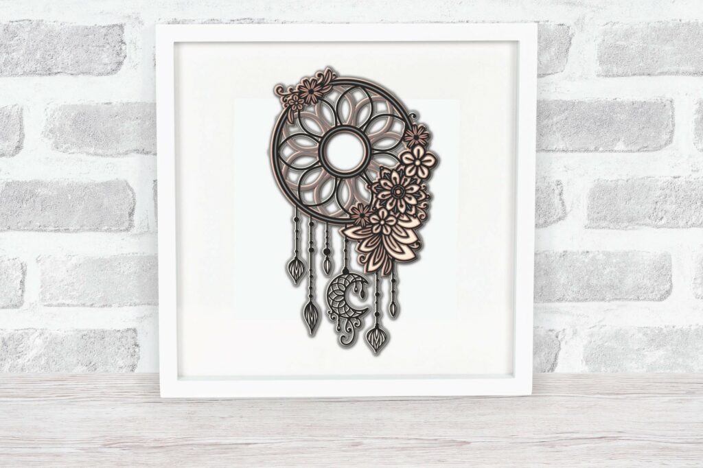 Dream Catcher SVG 3d Layered | Boho Dreamer SVG Cut File – MasterBundles