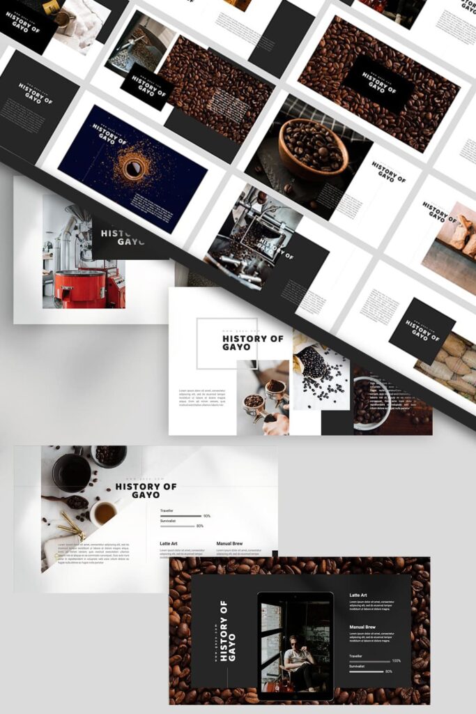 Coffee Google Slides Template Gayoo – MasterBundles