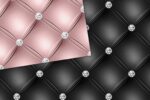 Diamond Tufted Digital Paper - Luxury Quilted Backgrounds – MasterBundles