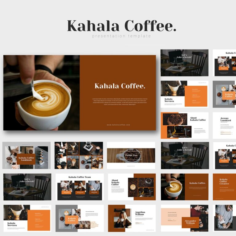 Coffee - Google Slide Template – MasterBundles