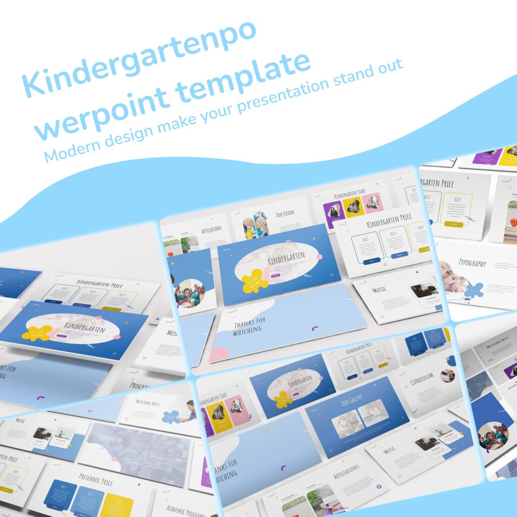 Kindergarten Powerpoint Template – MasterBundles