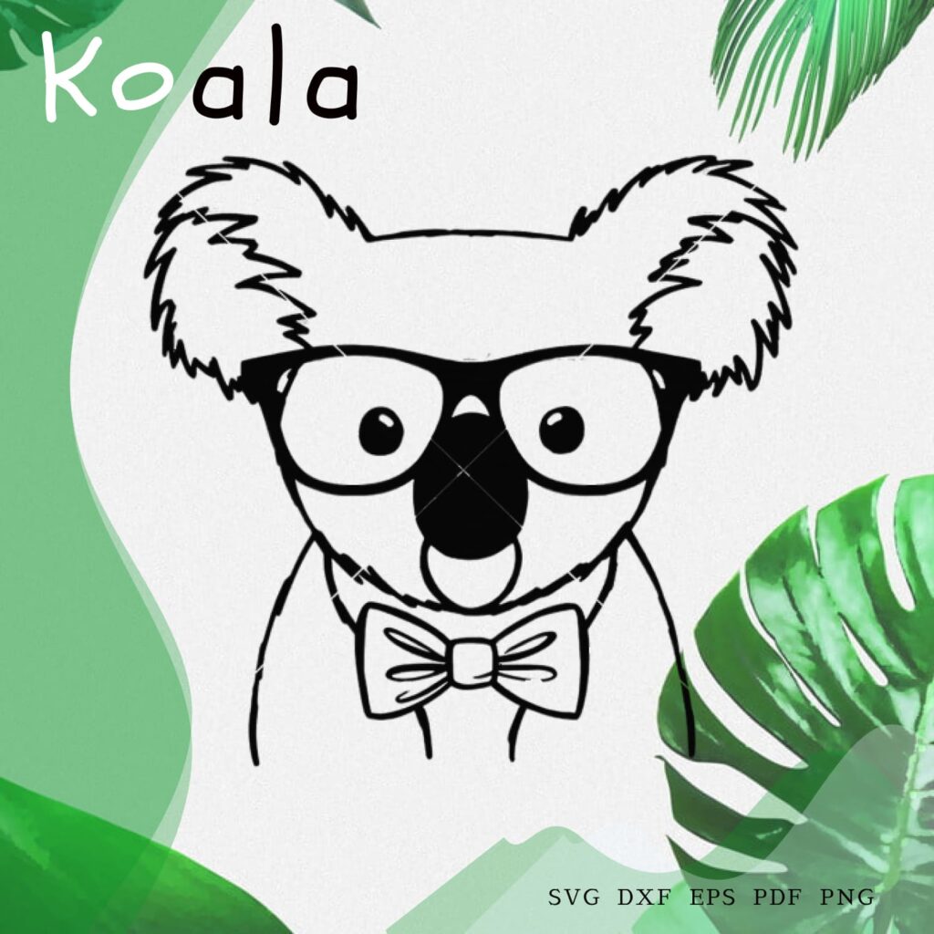 Koala SVG File – MasterBundles