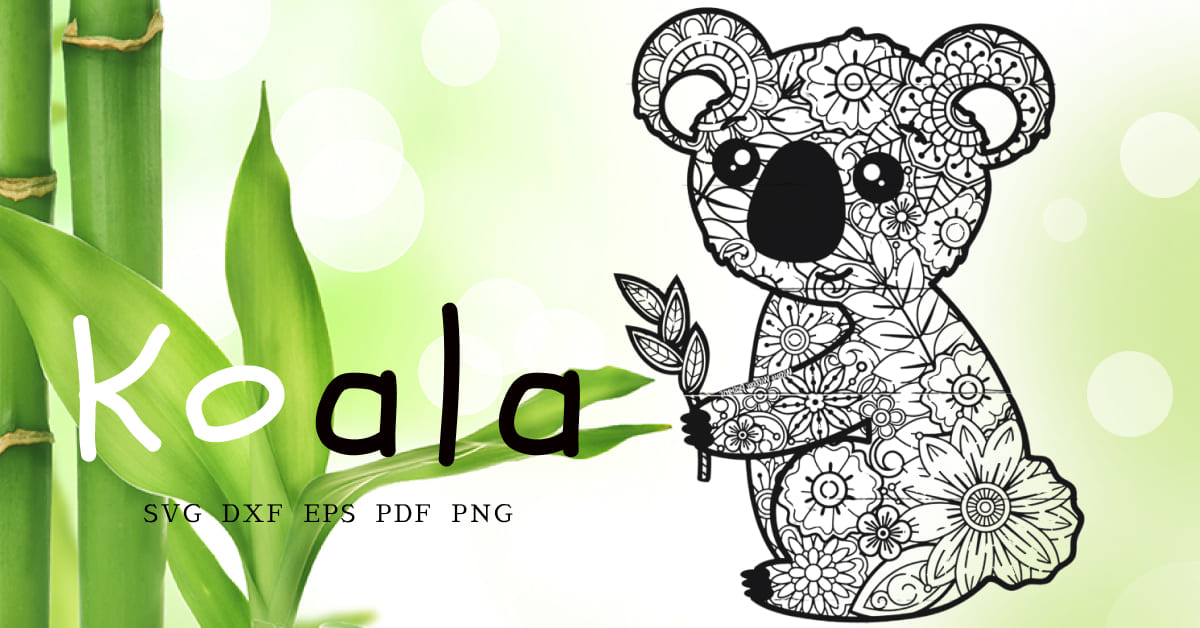 Koala Zentangle SVG – MasterBundles