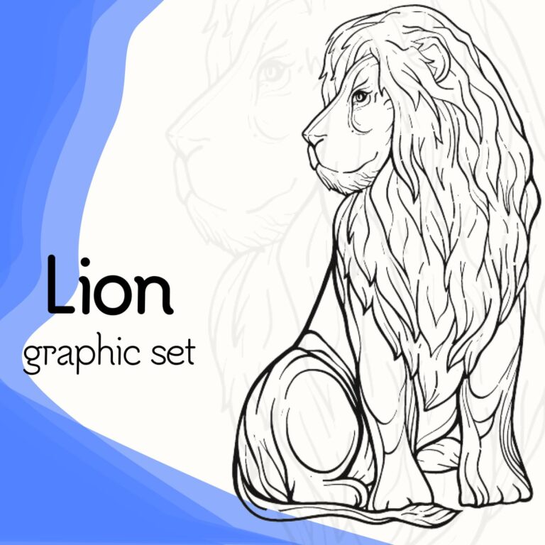 Lion Clipart. Safari Animal – MasterBundles