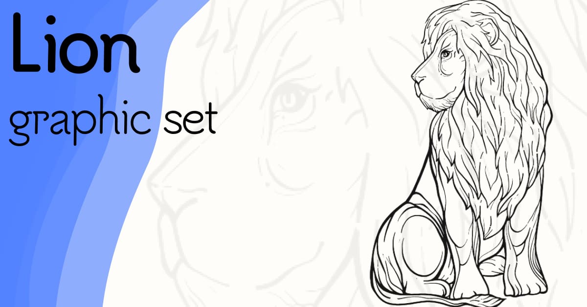 Lion. Graphic Set – MasterBundles