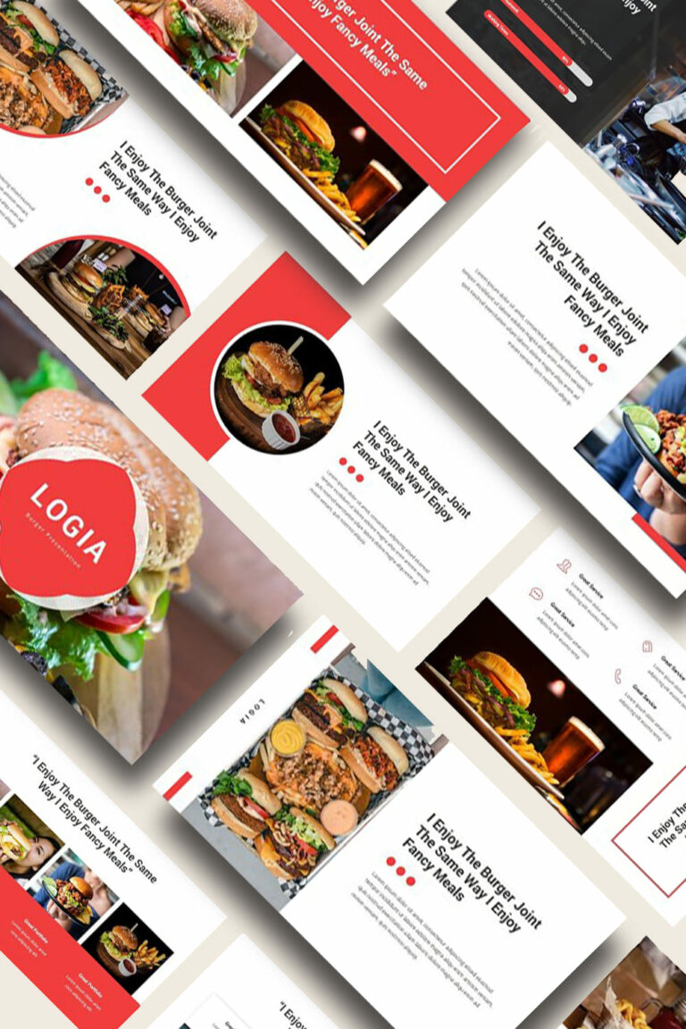 Logja - Burger Google Slides – MasterBundles