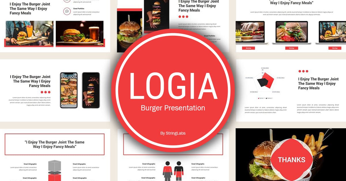 Logja - Burger Google Slides – MasterBundles
