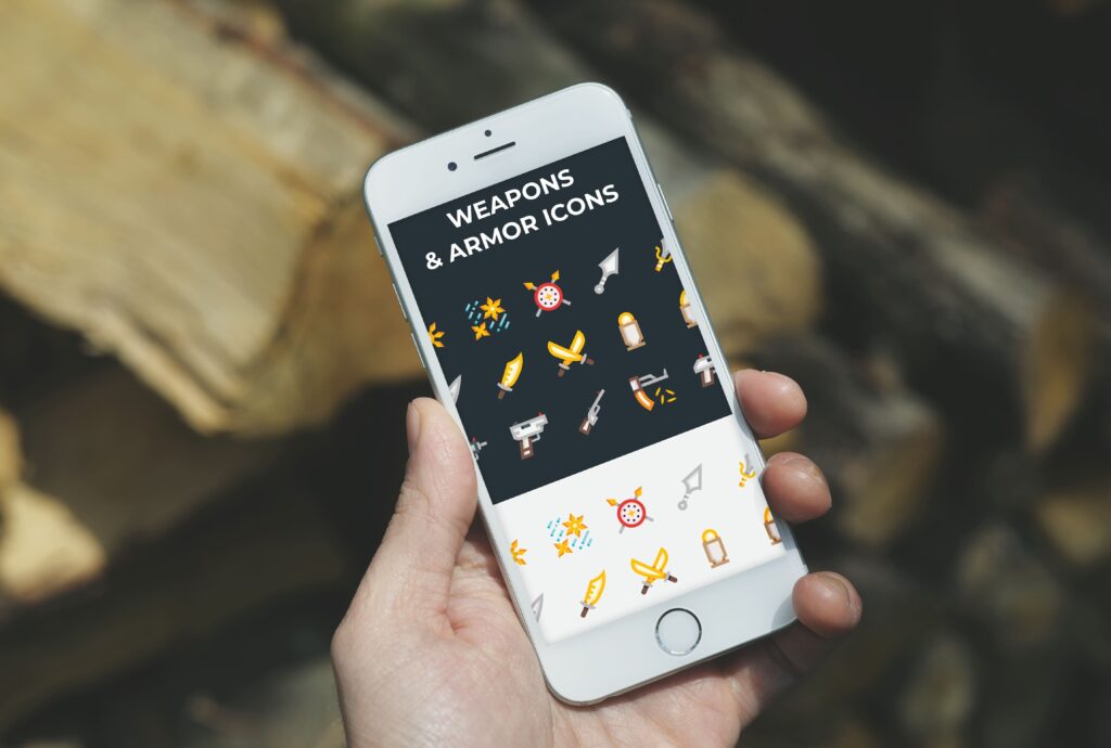 Weapons & Armor Icons – MasterBundles