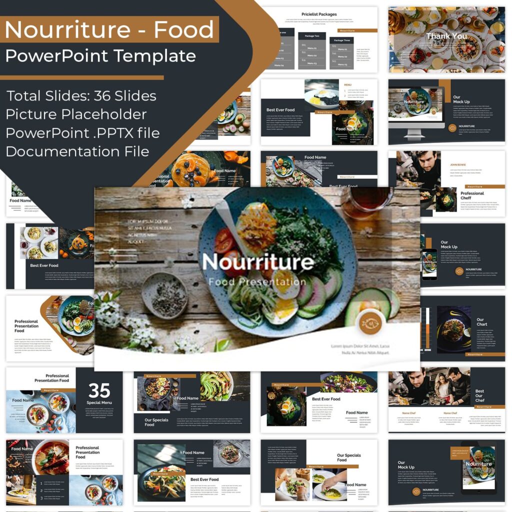 Nourriture - Food Powerpoint – MasterBundles