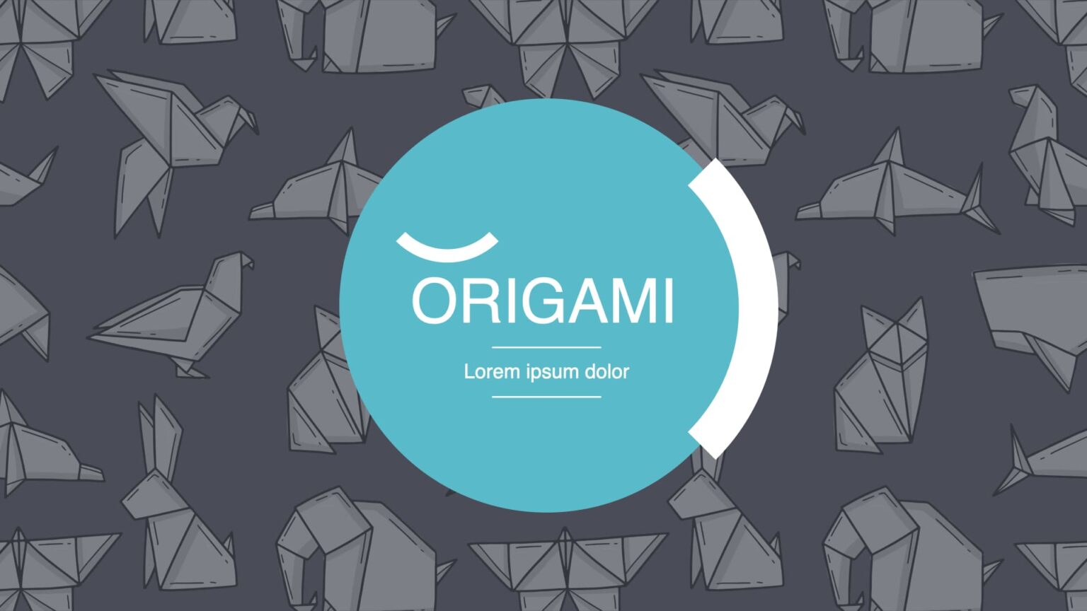 Origami Presentation Template: 50 Slides PPTX, KEY, Google Slides ...