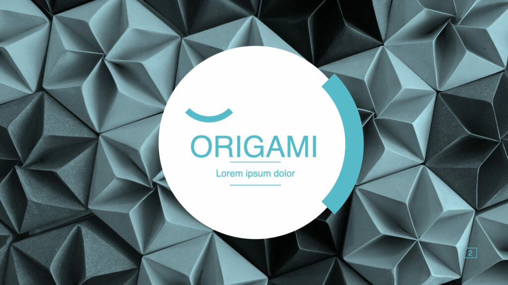 Origami Presentation Template: 50 Slides PPTX, KEY, Google Slides – MasterBundles