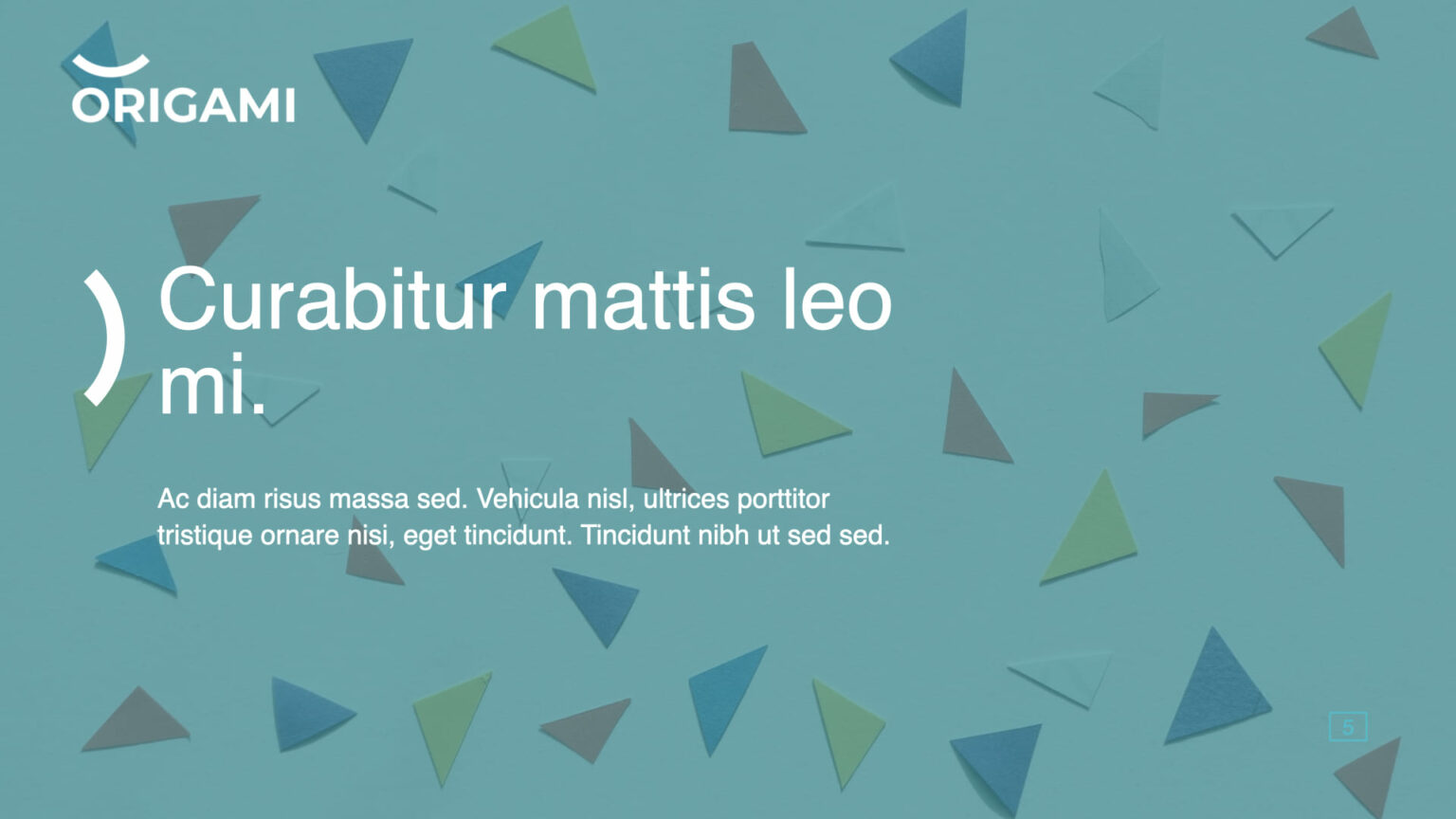 Origami Presentation Template: 50 Slides PPTX, KEY, Google Slides ...