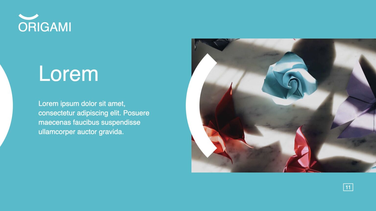Origami Presentation Template: 50 Slides PPTX, KEY, Google Slides ...