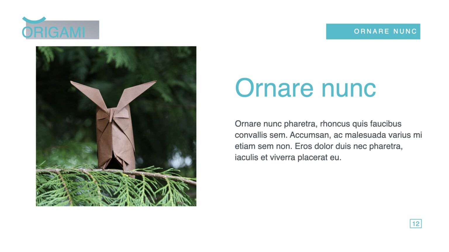 Origami Presentation Template: 50 Slides PPTX, KEY, Google Slides ...