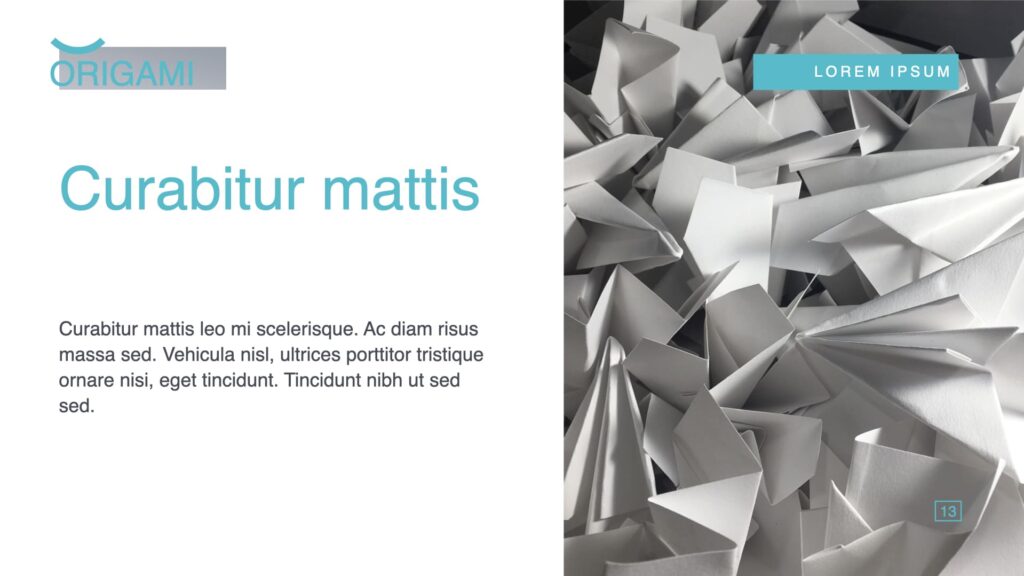 Origami Presentation Template: 50 Slides PPTX, KEY, Google Slides ...