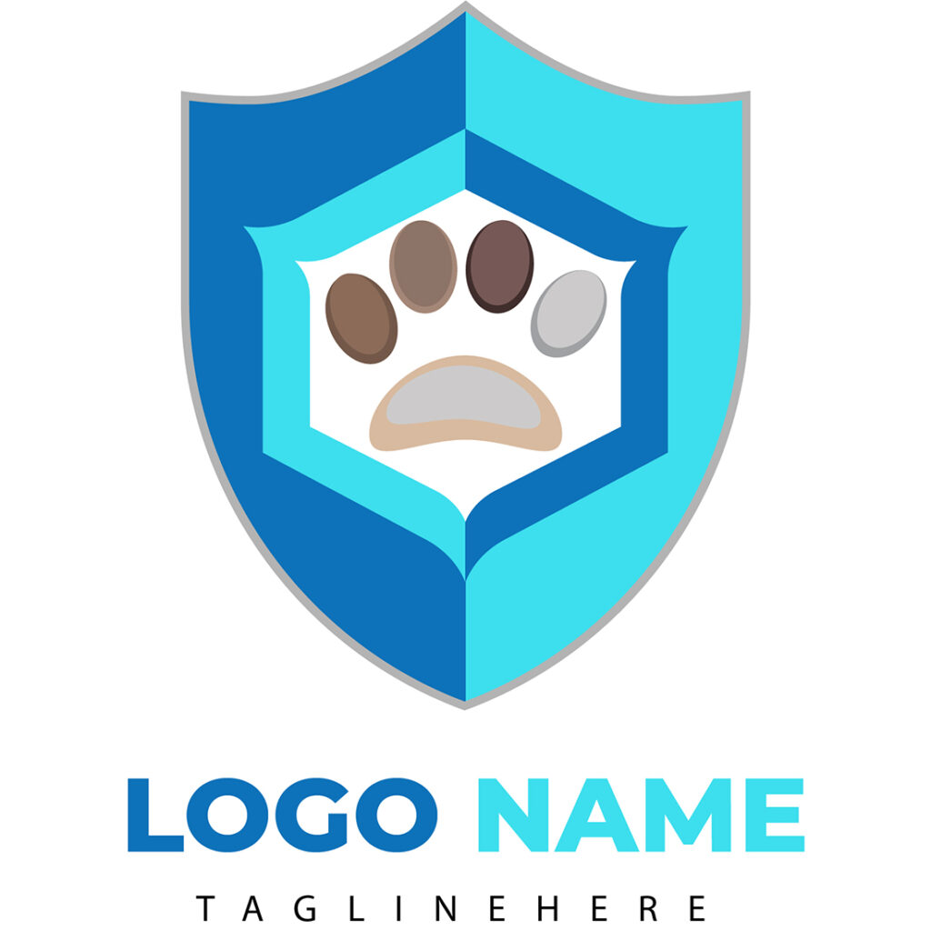 Shield Paws Logo Design only $10 - MasterBundles