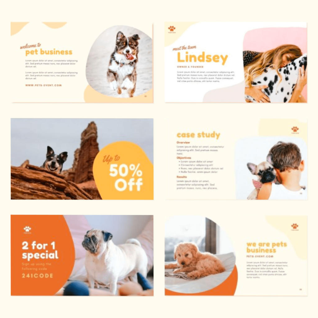 Fluffy Cat Powerpoint Template – MasterBundles