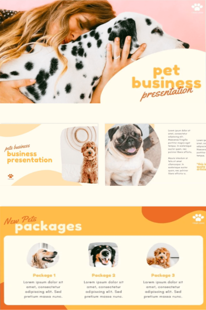 Pets Presentation Canva Template | Master Bundles