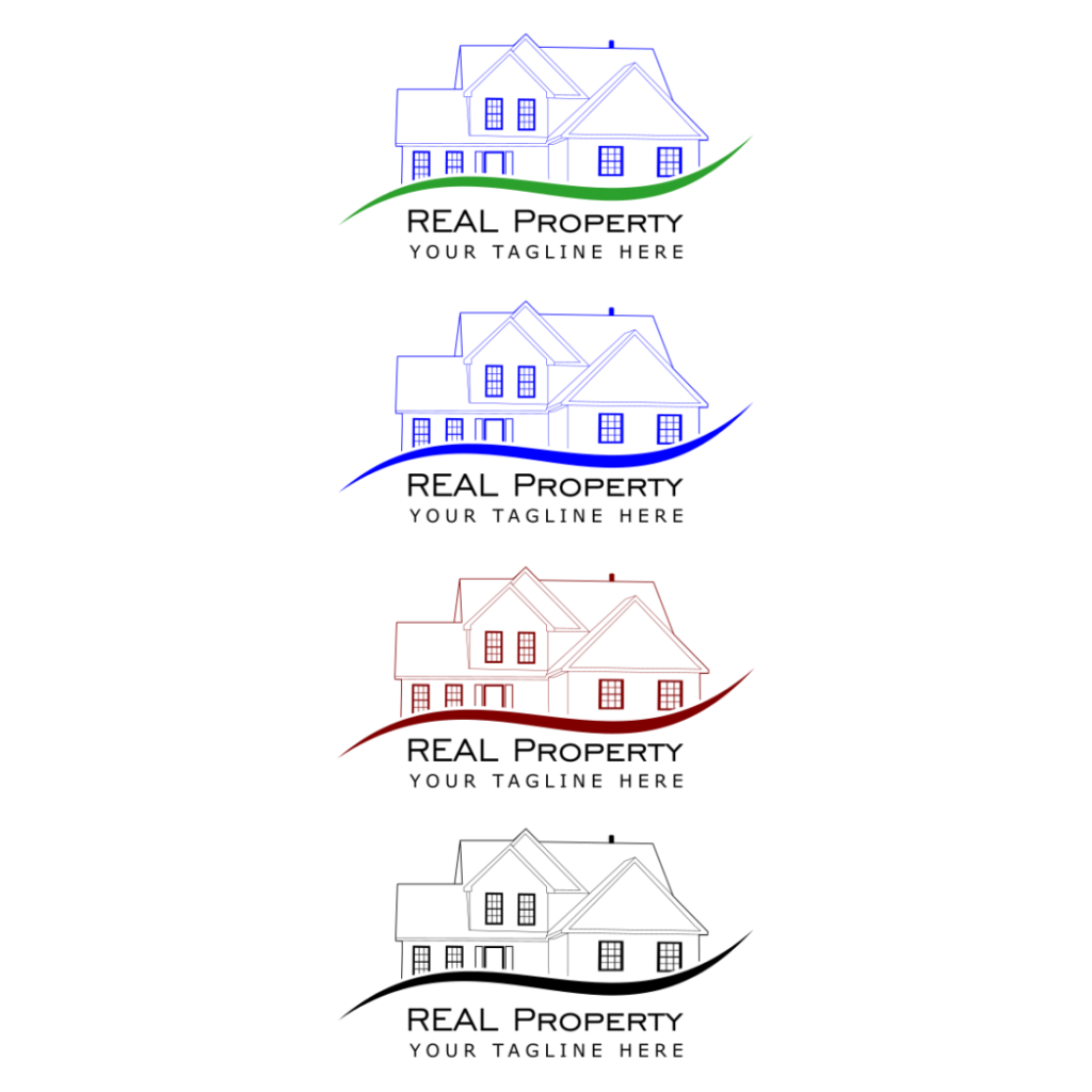Real Property Logo Design Template - MasterBundles